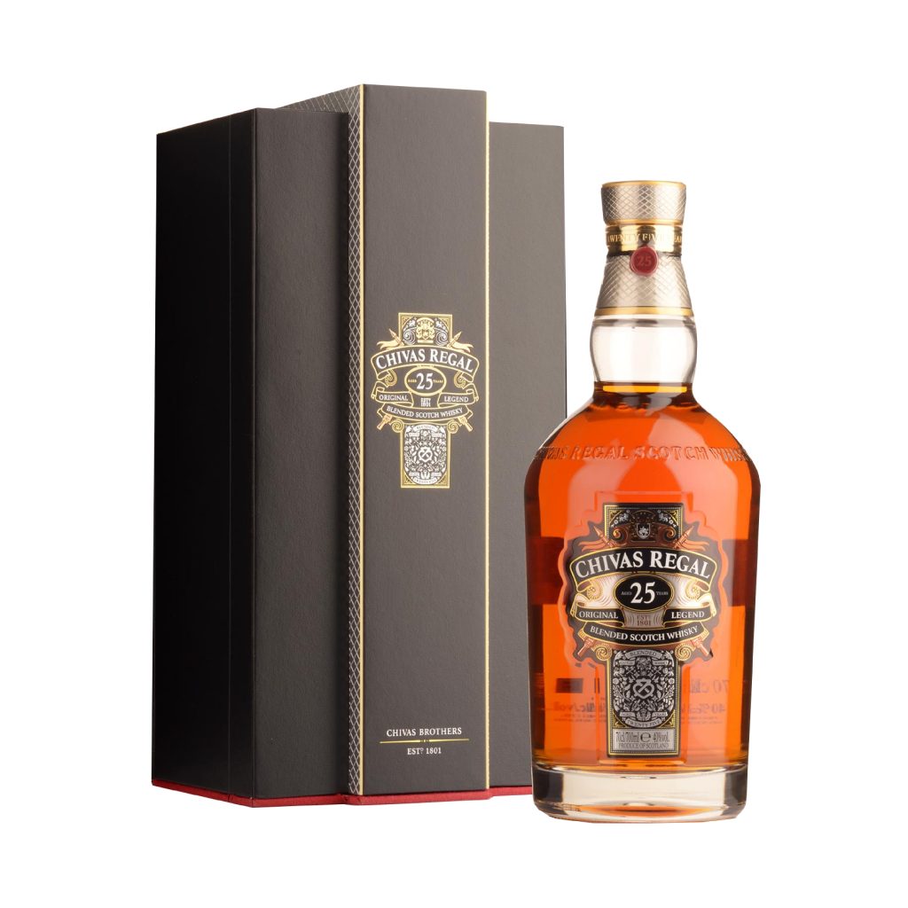 Chivas Regal 25Yo Original Legend 700ml | Elegantly Red