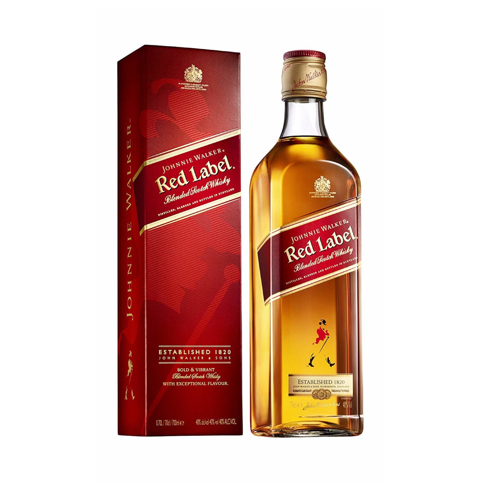 Johnnie Walker Red Label 700ml | Elegantly Red